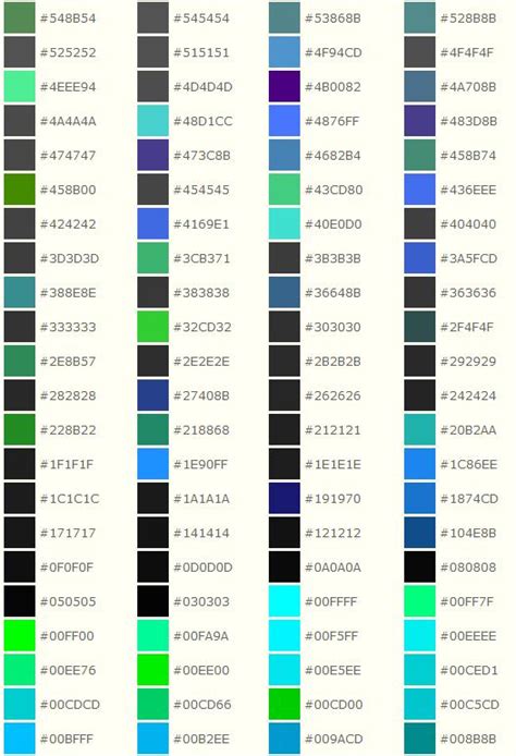 獨家奉獻！rgb顏色數值對照表！超全面哦！ 每日頭條