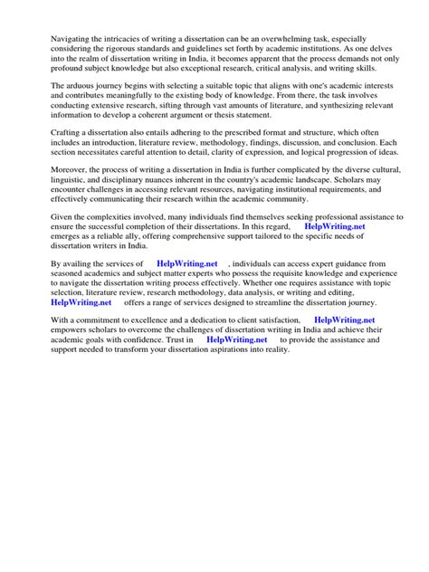 Dissertation Guidelines India Pdf