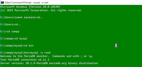 Project Membuat Crud Database Mysql Di Command Prompt Pada Windows Part I Kursus Web Programming