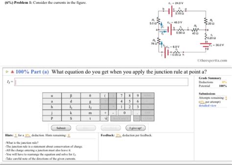 Solved 6 Problem 1 Consider The Currents In The Figure Chegg Com