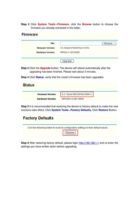 How To Upgrade Tp Link Wireless G Router Ap PDF