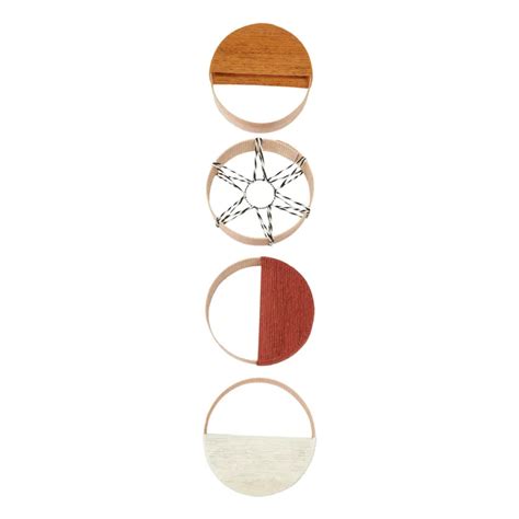 Vanska Mix Loops Wall Hanging Set Of 4 Smallable