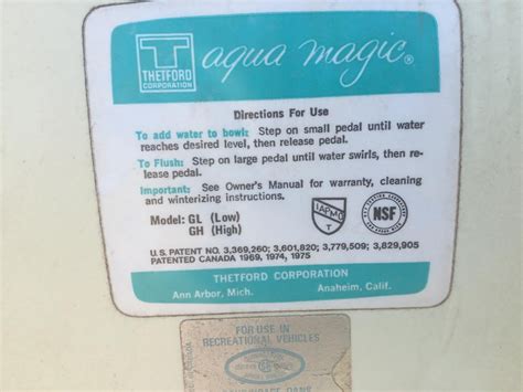 Aqua Magic Gl Gh Rv Toilets Transportation Bigiron
