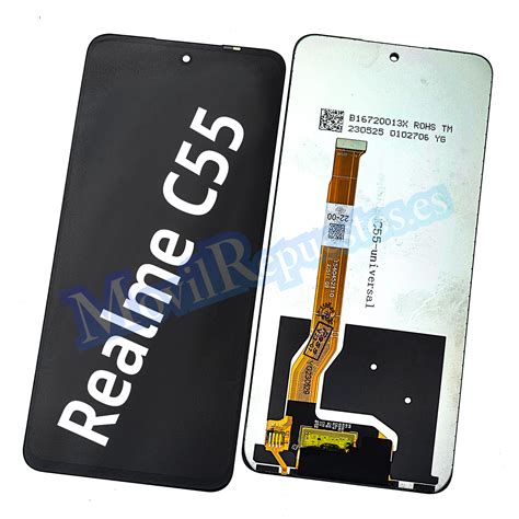 Pantalla Completa Lcd Y Táctil Para Realme C55 Oppo A98 5g A58 4g A79 5g Negro