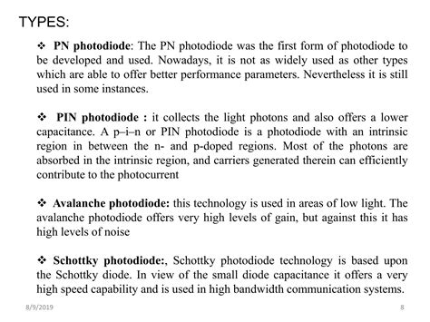 Photodiode Pptx Cameras And Camcorders Consumer Electronics