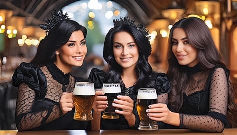 Group Of Women At The Pub Ai Generated Premium Ai Generated Image