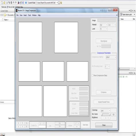 B Matlab 2 D Image Compression Interface Download Scientific Diagram