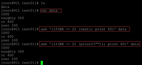 Linux Awk 命令中 Next 和 Getline 小鲨鱼2018 博客园