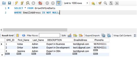 How To Handle Null Values In Mysql