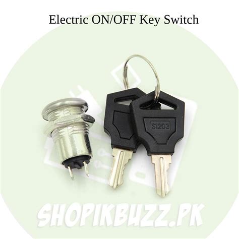 Switch On Off Metal Security With Pair Of Key Shopikbuzz