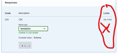 如何隐藏 Swagger Ui Responses 部分中的 Links 列 Coding