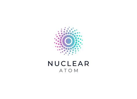 Premium Vector Nuclear Or Atom Logo Design Nuclear Logo