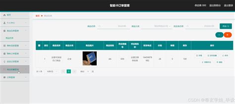 Springboot毕设 智能卡订单管理 程序论文 Csdn博客