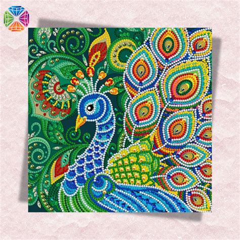 Peacock Diamond Painting Diamond Art World Diamond Art World Kits
