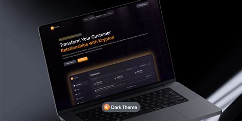 Krypton Landing Page Saas Crm Website Ui Kit Figma