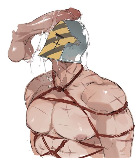 Rule 34 34am Armor Bondage Cum Gay Helmet Muscular Penis Red Rope