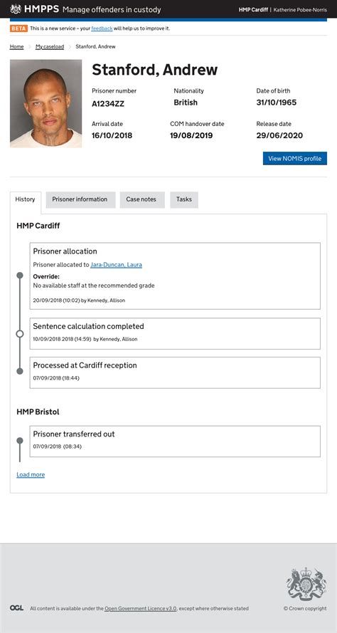 Case Information Issue Ministryofjustice Moj Design System
