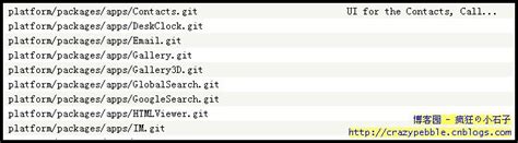 Android 源代码结构 知识库 博客园