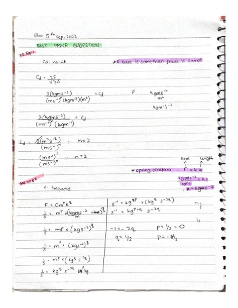 Solution Physics A Level Unit 1 Physical Quantities Studypool