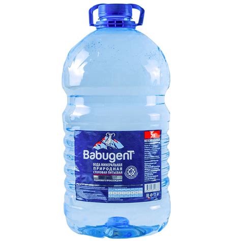 Купить Минеральная вода «BabugenT», Бабугент 5л, без газа, пэт ...