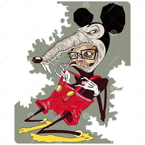 Human Mouse Dude In Mickey Mouse Costume Editorial Stock Image