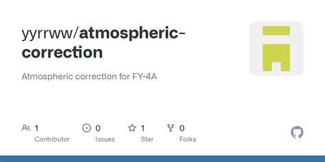 GitHub Yyrrww Atmospheric Correction Atmospheric Correction For FY 4A