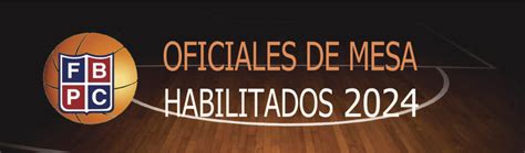 Oficiales De Mesa Federación De Básquetbol De La Provincia De Córdoba