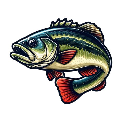 Bass Fish Vector Premium Ai Generated Vector