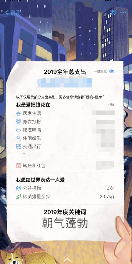 支付宝发年度账单，它lei了 行业资讯