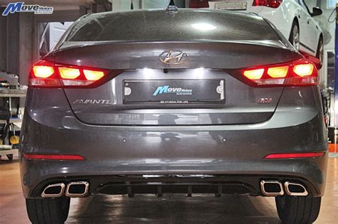 아반떼ad 디퓨저 듀얼사각팁 키트 장착 Jsr퍼포먼스블랙디퓨저구조변경필요없는튜닝드레스업마산김해창원울산부산튜닝샵무브모터스 네이버 블로그