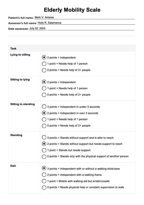 Skala And Contoh Mobiliti Warga Tua Muat Turun Pdf Percuma