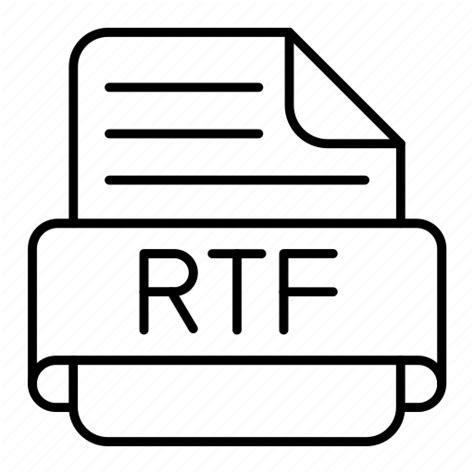 Rtf File Format Documet Page Extension Icon Download On Iconfinder Rtf File Format Documet Page Extension Icon Download On Iconfinder