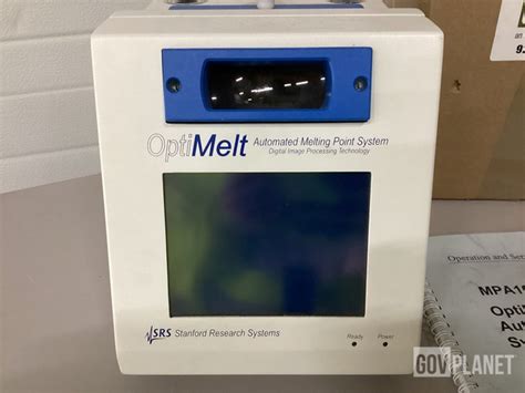 surplus stanford research systems optimelt automated melting point