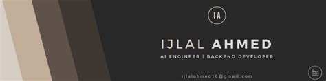 Ijlal Ahmed Ai Engineer And Backend Developer Computer Vision Deep