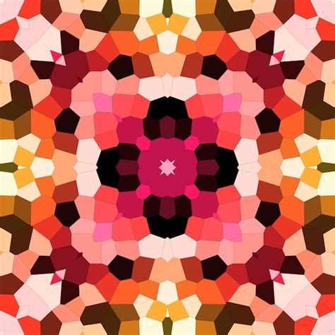 Premium Photo Seamless Square Mosaic Pattern Abstract Kaleidoscope