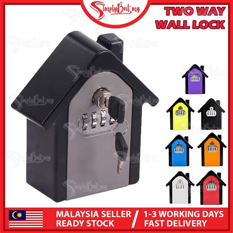 Simplybest Large Two Way Wall Mount Key Passcode Lock Key Storage Safe Box Password Locker