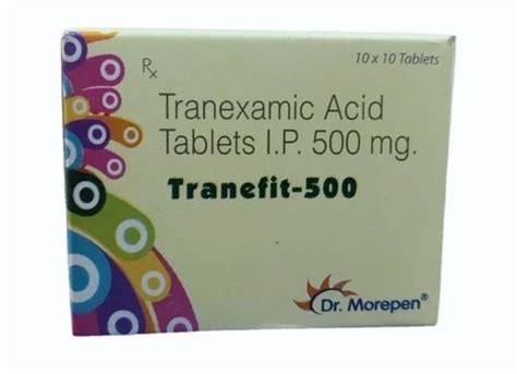 Tranefit Tranexamic Acid Tablet 500 Mg At ₹ 50 Box In Wankaner Id