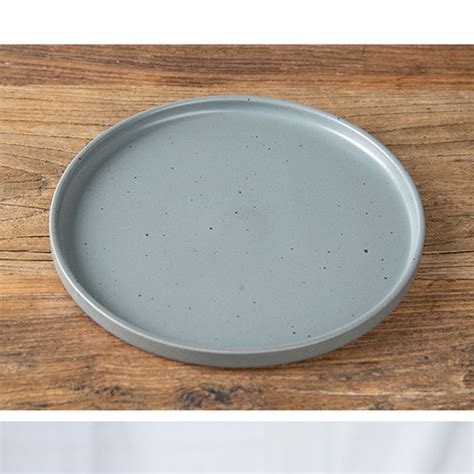 이천도자기 토비 도자기 쇼핑몰 전통 생활도자기 예쁜그릇 도자기 그릇 고은 그레이 평접시 중