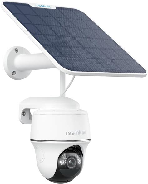 REOLINK First K Solar Security Camera Wireless Outdoor Argus PT W Sun Powered Panel Pan