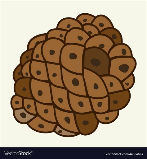 Isolated Of A Cone Royalty Free Vector Image Vectorstock