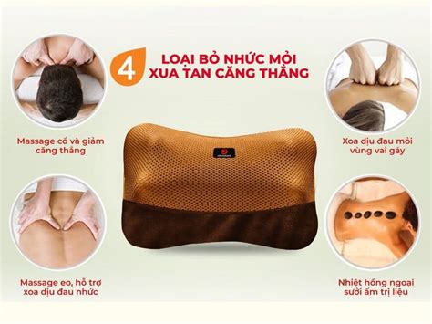 Gối Massage Hồng Ngoại Okinawa Os 01 Okinawavn