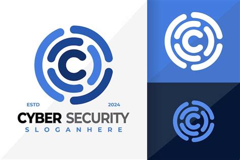 Premium Vector Letter C Cyber Security Logo Design Brand Identity Logos Vector Modern Logo