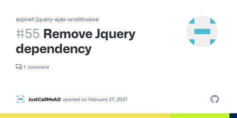 Remove Jquery Dependency · Issue 55 · Aspnetjquery Ajax Unobtrusive · Github