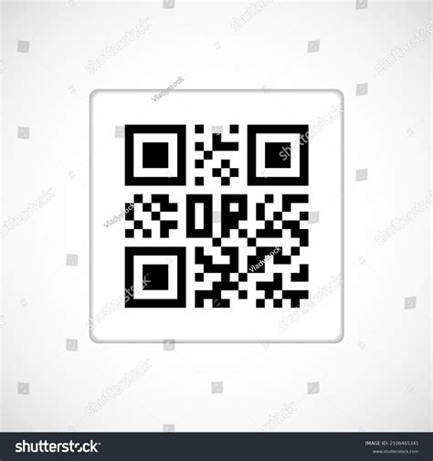 Qr Code Icon Black Scan Code Stock Vector Royalty Free 2106465341 Shutterstock
