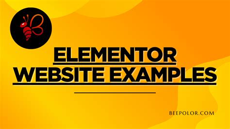 Elementor Website Examples That Will Inspire Your Next Project Website Designer