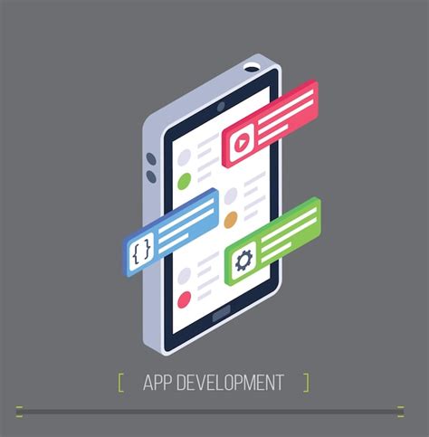 Premium Vector App Development And Web Design Layered User Interfaces
