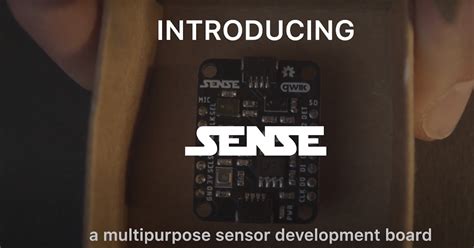 Sense Is An Arduino And Raspberry Pi Compatible Multifunctional Sensor