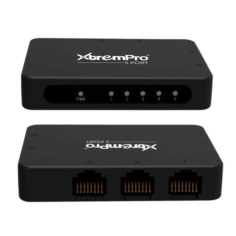 Amazon Com XtremPro Port USB Powered Mbps Ethernet RJ Network Switch Hub Black
