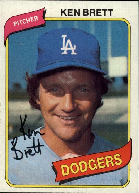 1980 Topps 521 Ken Brett Collectibles And Fine Art