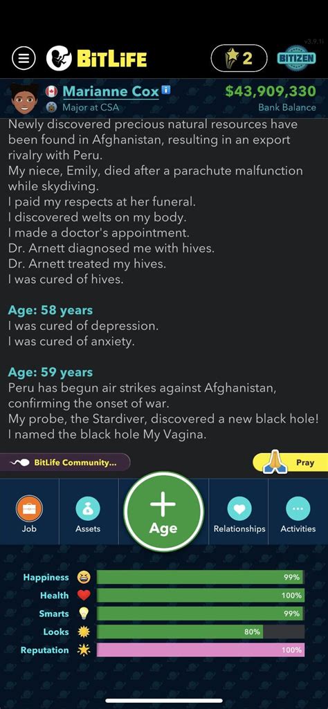 Naming Things Is The Best Part Of This Game R Bitlifeapp